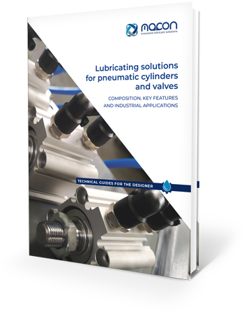 Greases and lubricating oils for pneumatic cylinders